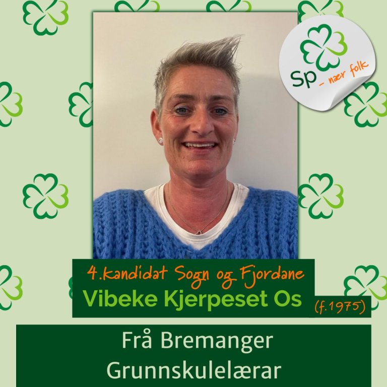 Listekandidatar 2025 - Senterpartiet